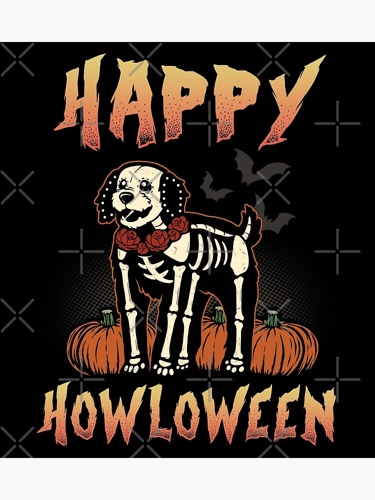 "Labradoodle Dog Scary Halloween gift " Framed Art Print for Sale by ...