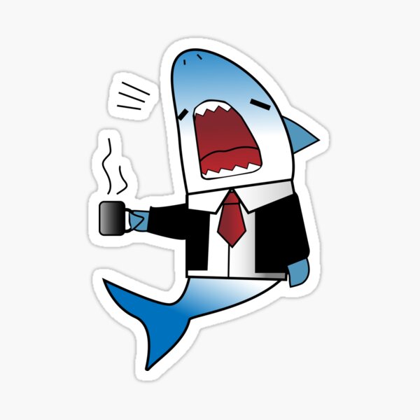"Office Shark" Sticker by syudzius | Redbubble
