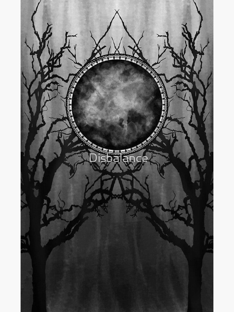 "Runic moon" Poster by Disbalance | Redbubble