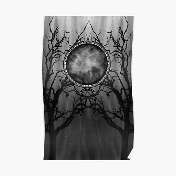 "Runic moon" Poster by Disbalance | Redbubble