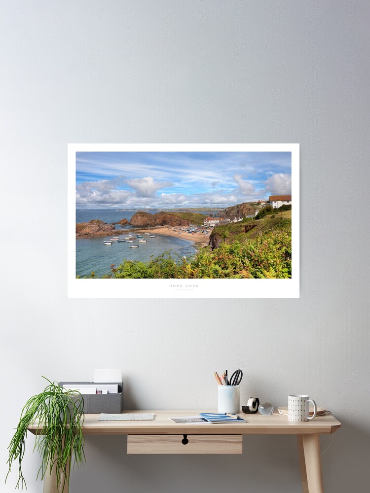 "Hope Cove, Devon" Poster for Sale by Andrew Roland | Redbubble