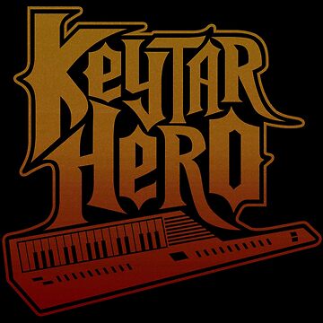 "Keytar Hero" Sticker for Sale by Animatedddition | Redbubble