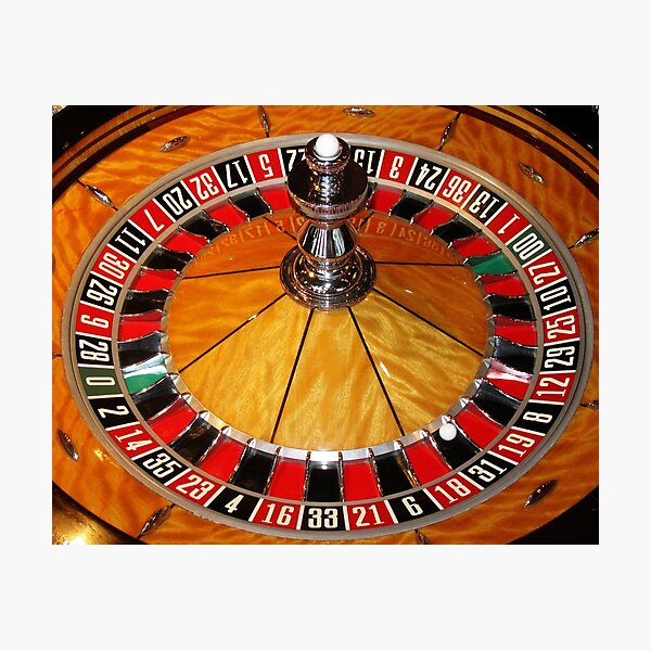 Lámina fotográfica «La rueda de la ruleta» de TomConway | Redbubble