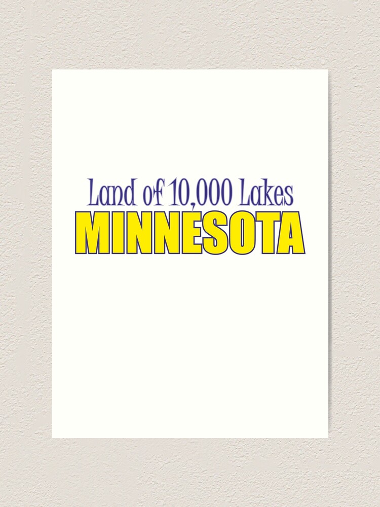 " State of Minnesota, Land of 10,000 LakesPilgrim State, nickname of ...