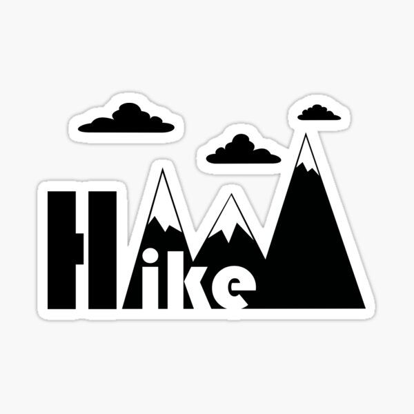 "Hike" Sticker for Sale by Logan81 | Redbubble