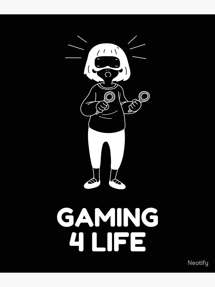 "Gaming 4 life " Canvas Print by Neotify | Redbubble
