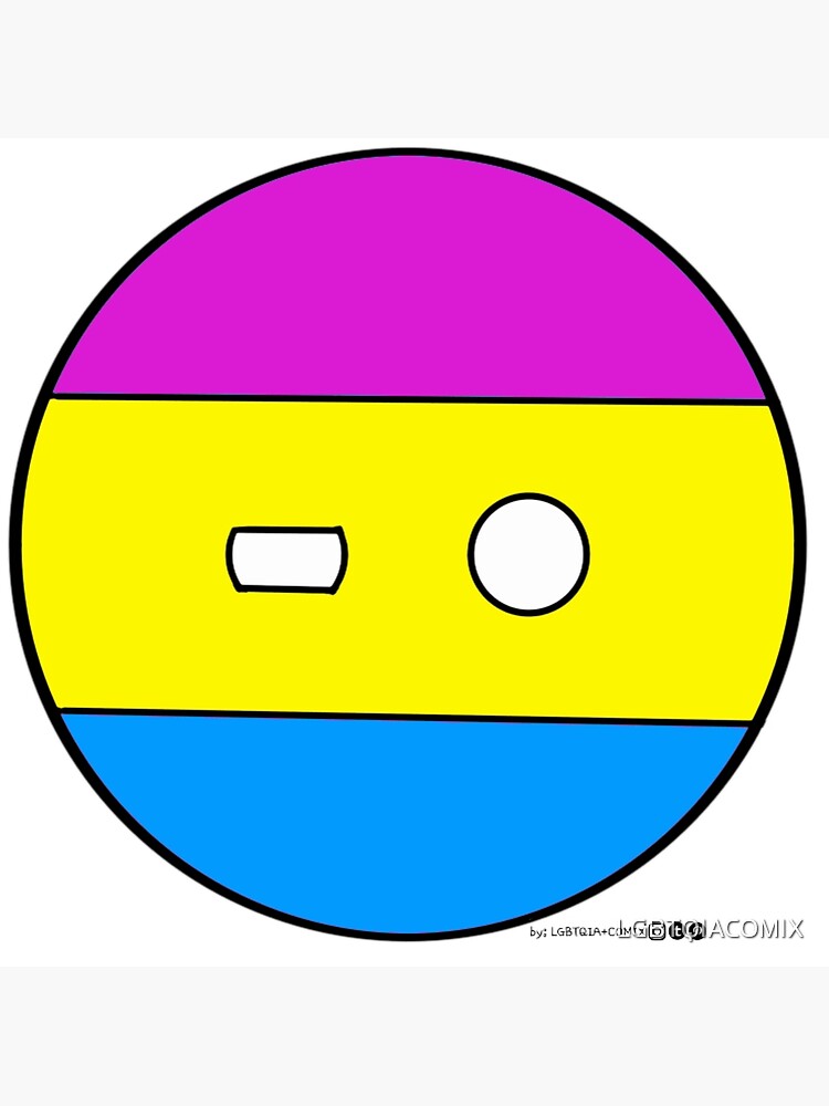 "Pan Face (PRIDE)" Poster by LGBTQIACOMIX | Redbubble