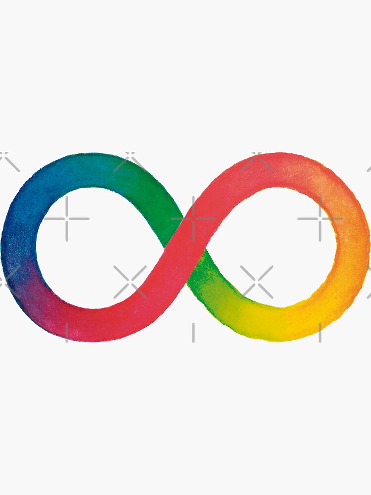 "Symbol of Neurodiversity - Deco" Sticker for Sale by MagdalenaMN ...