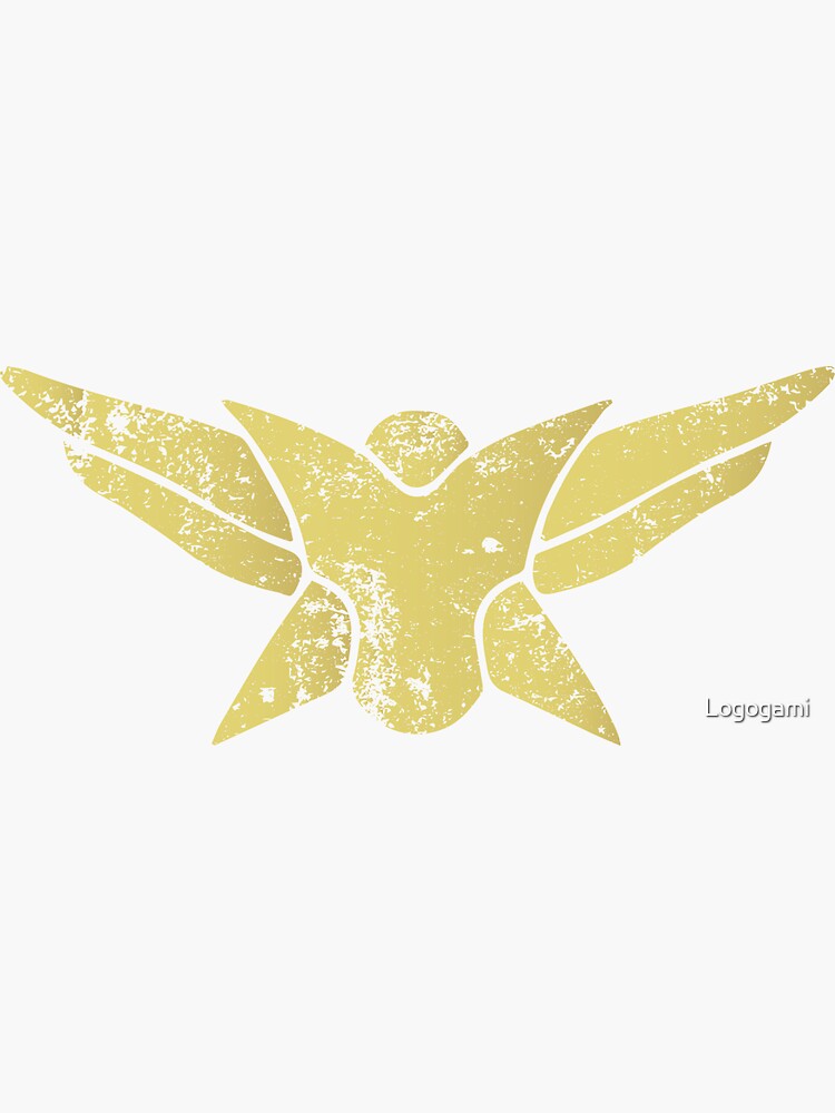 "Thalmor Logo · Distressed" Sticker by Logogami | Redbubble