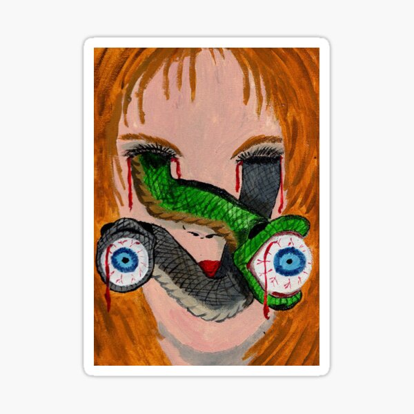 "snake eyes" Sticker by Neilpalf | Redbubble