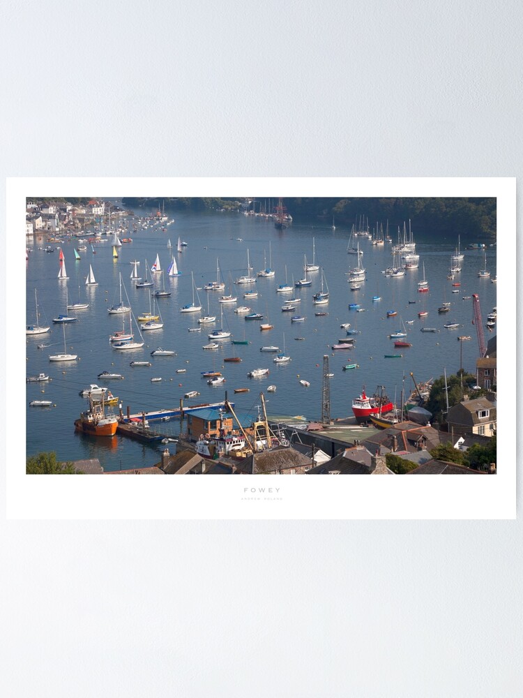 "Fowey, Cornwall" Poster by andrewroland | Redbubble
