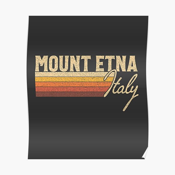 Mount Etna Posters | Redbubble