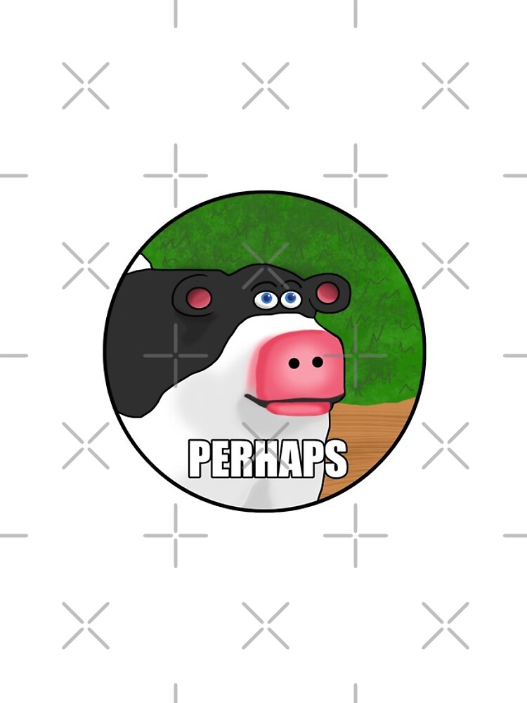 "Perhaps Cow Meme" iPhone Case for Sale by Barnyardy | Redbubble