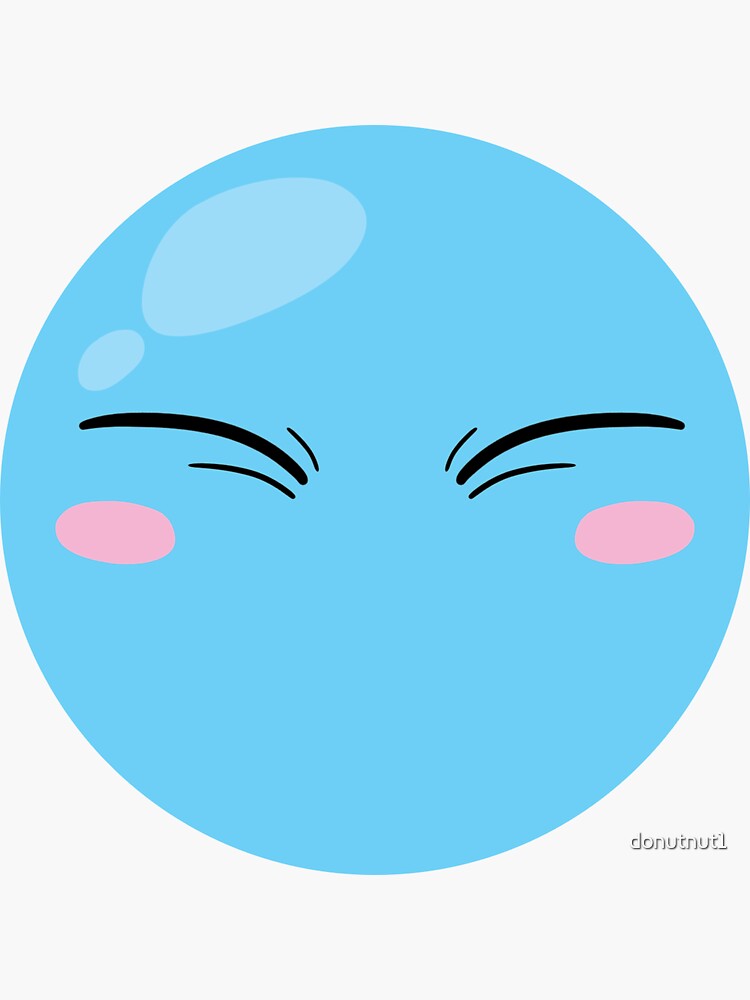 "Happy Rimuru" Sticker for Sale by donutnut1 | Redbubble