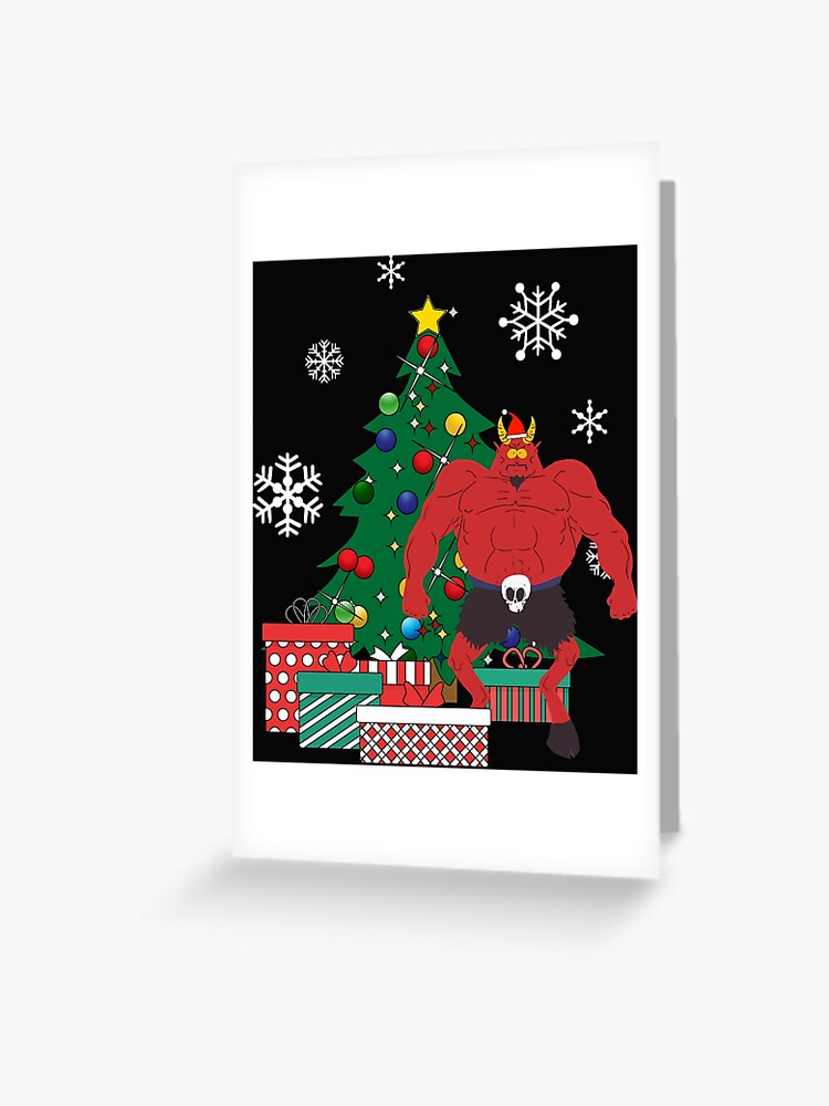 "Lucifer Around The Christmas Tree South Park" Greeting Card for Sale ...