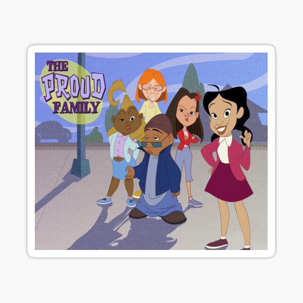 "The Proud Family" Sticker for Sale by JenniferM98 | Redbubble