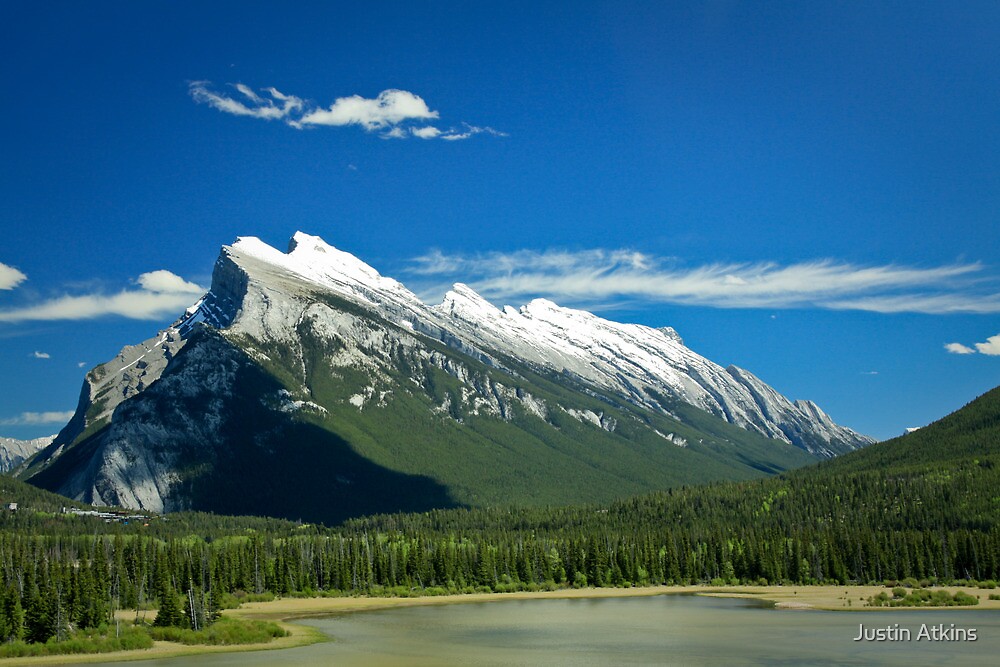 "Rundle Mountain" by Justin Atkins | Redbubble