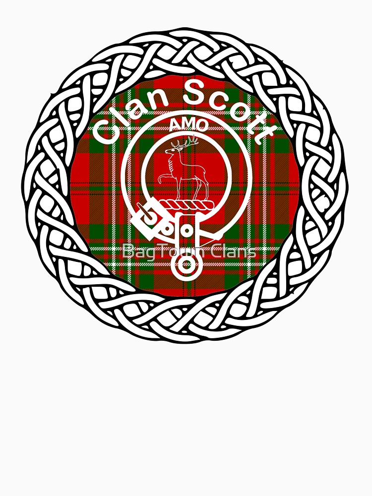 "Clan Scott surname last name tartan crest badge" T-shirt for Sale by ...