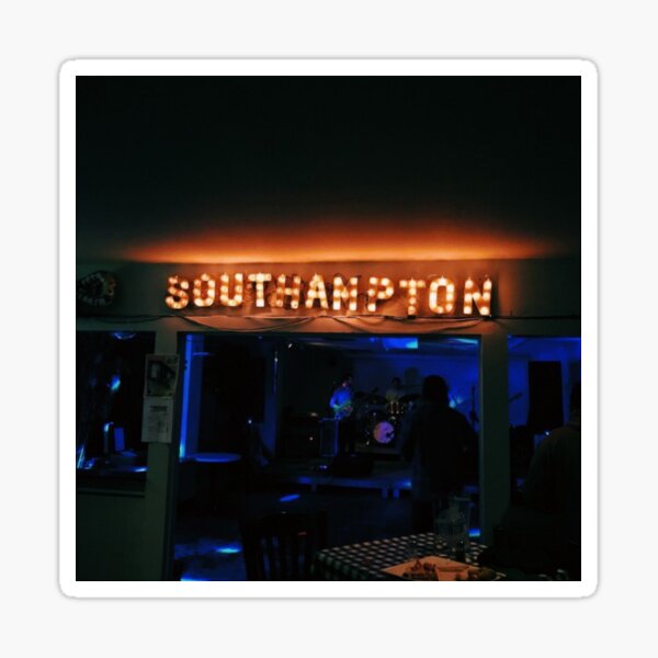 "Southampton Sign" Sticker for Sale by Mcbcanavan | Redbubble
