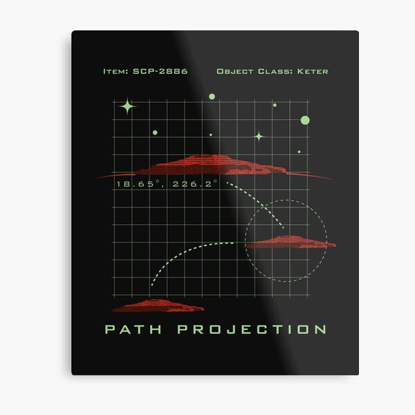 Lámina metálica «SCP-2886 Volcán Salto de Planeta SCP Foundation» de ...