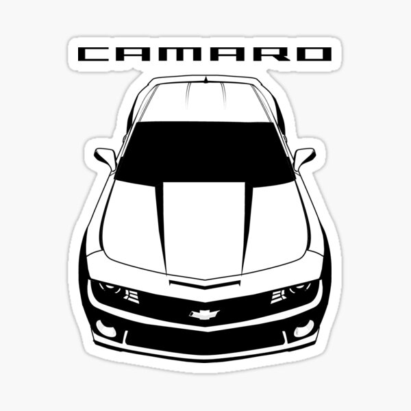 "Camaro SS 5th gen" Sticker for Sale by V8social | Redbubble