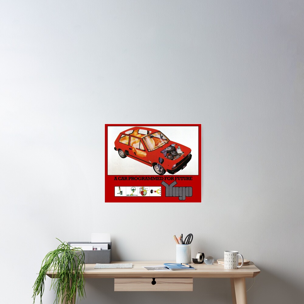 "YUGO" Poster by ThrowbackMotors | Redbubble