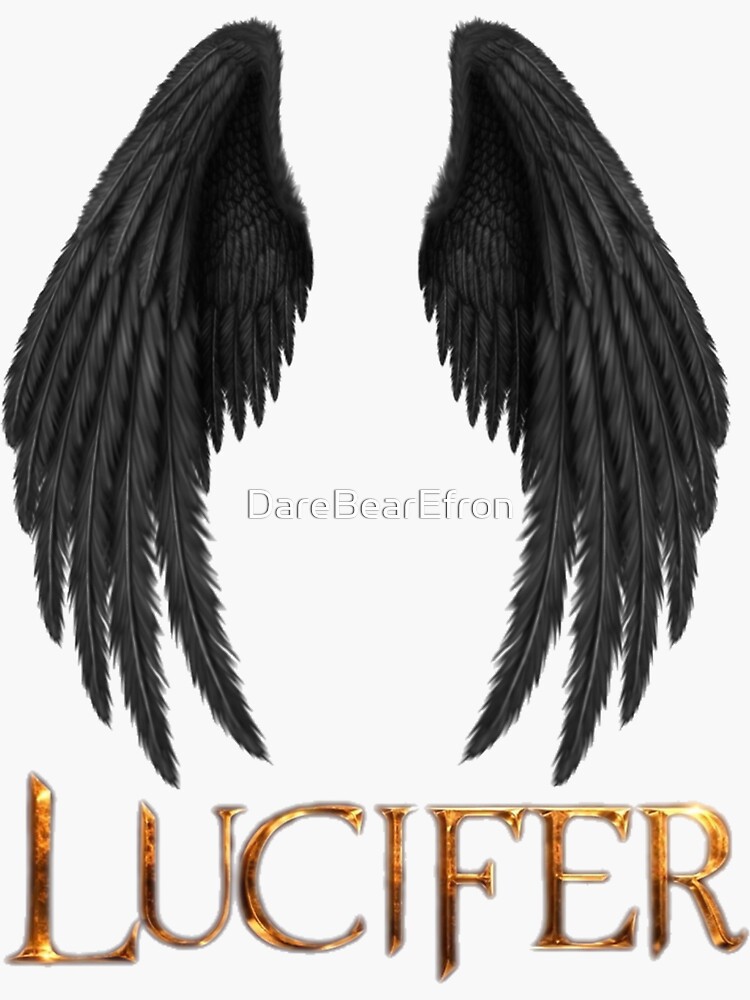 "Lucifer" Sticker for Sale by DareBearEfron | Redbubble