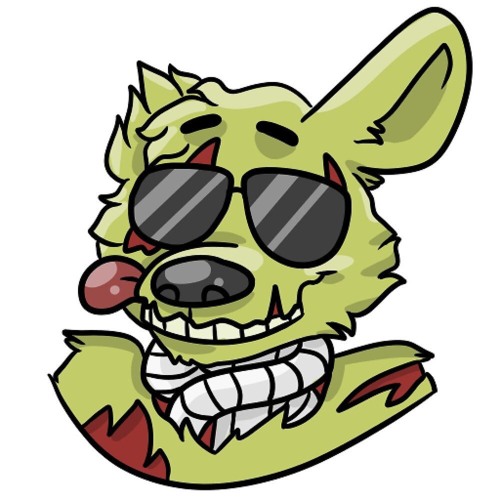 "FNAF3 Springtrap - Shades" by godtiermars | Redbubble