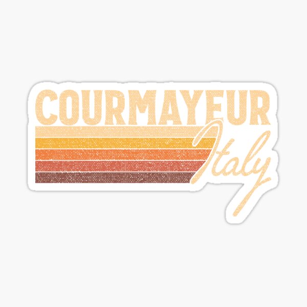 Courmayeur Stickers | Redbubble