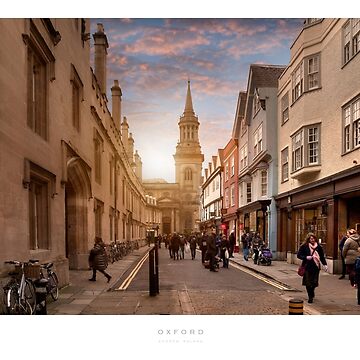 "Oxford" Sticker for Sale by Andrew Roland | Redbubble