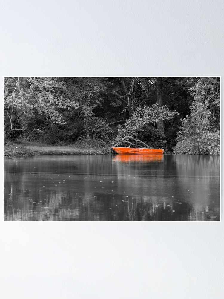 "The Orange Boat Select Color" Poster for Sale by mljdwhite | Redbubble