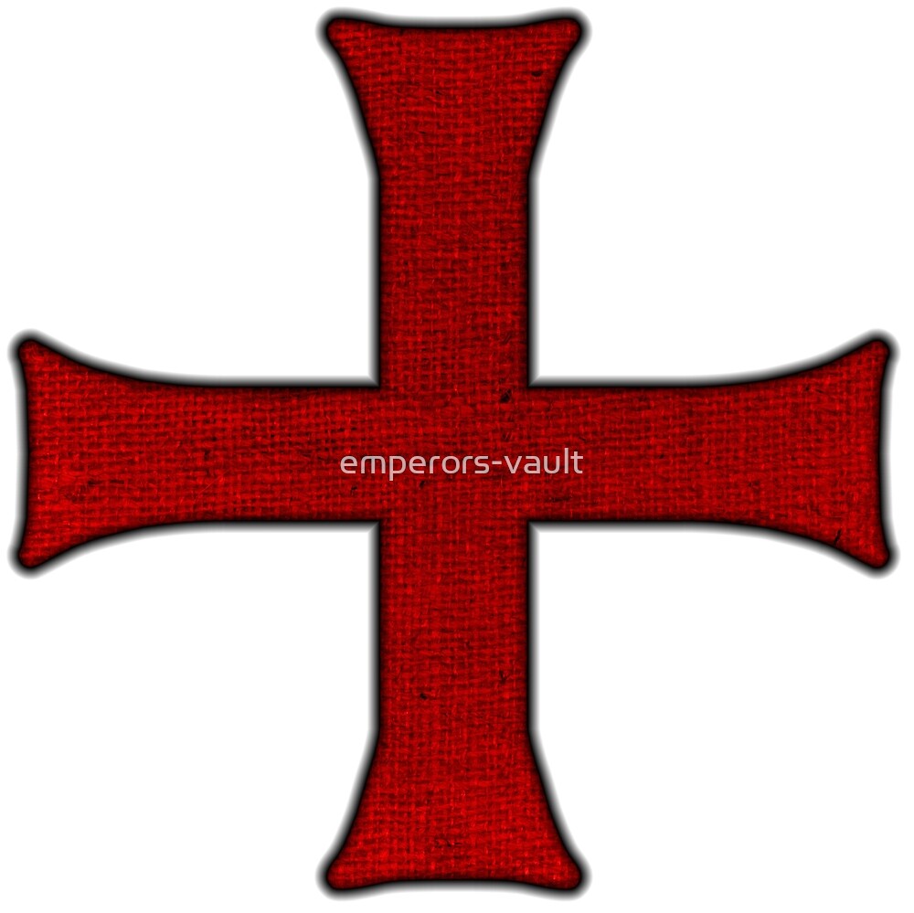 "Crusader Cross" by emperors-vault | Redbubble