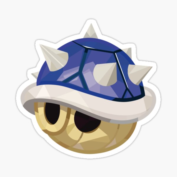 Mario Blue Shell Stickers | Redbubble