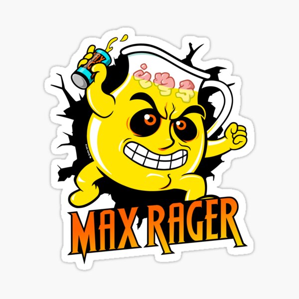 "Max Rager" Sticker for Sale by wloem | Redbubble