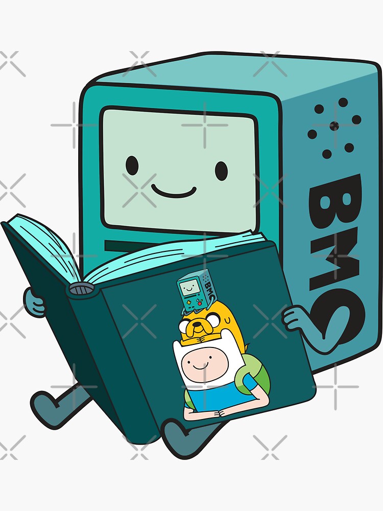 "BMO Book" Sticker for Sale by plushism | Redbubble