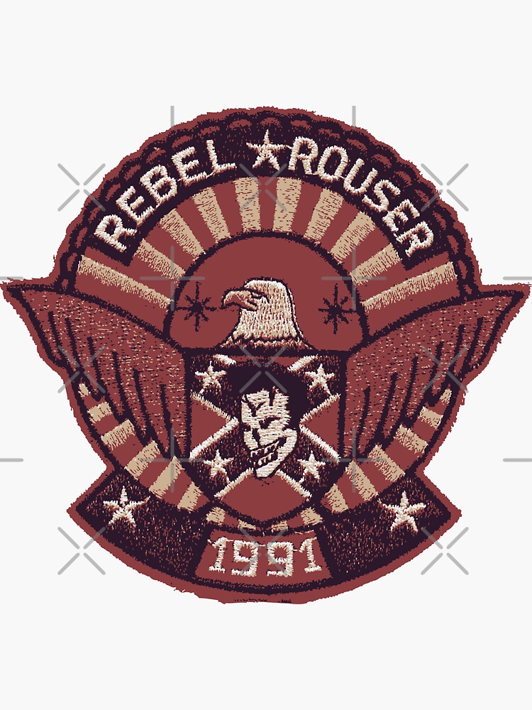 "Rebel Rouser - Rock and Roll" Sticker for Sale by ElvisU | Redbubble