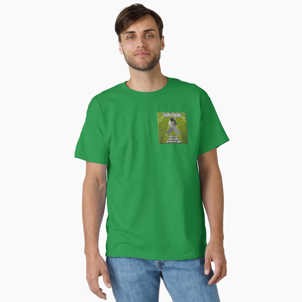 "Gray Pride" Sticker for Sale by lawrencebaird | Redbubble