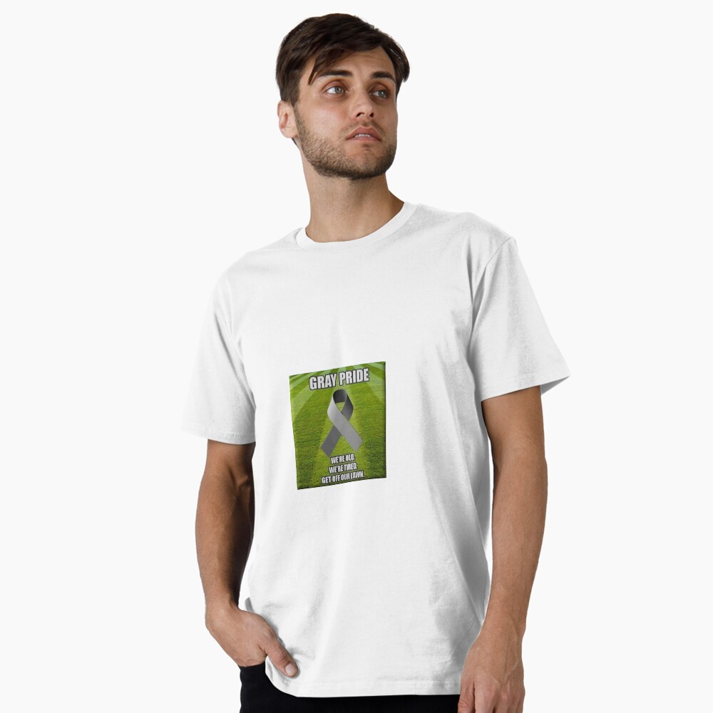 "Gray Pride" Sticker for Sale by lawrencebaird | Redbubble