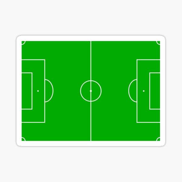 "Football field" Sticker by fantastyc | Redbubble