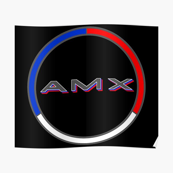 Amc Amx Cars Classic Posters | Redbubble