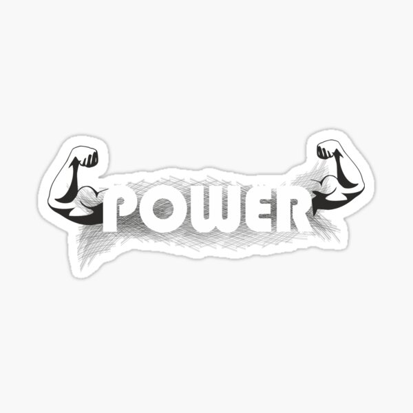 "Muscle Arms" Sticker for Sale by MUZA9 | Redbubble