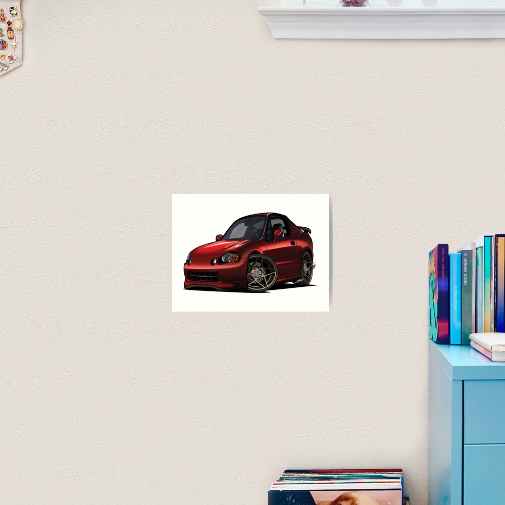 "1993 HONDA del Sol" Art Print for Sale by RCJM-Design | Redbubble