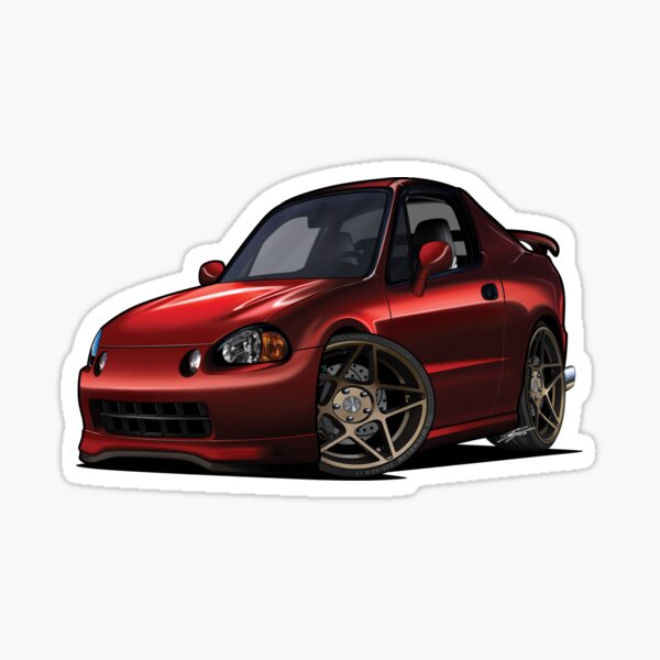 "1993 HONDA del Sol" Sticker for Sale by RCJM-Design | Redbubble