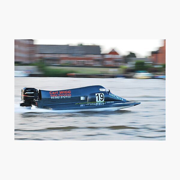 Powerboat Racing Wall Art | Redbubble