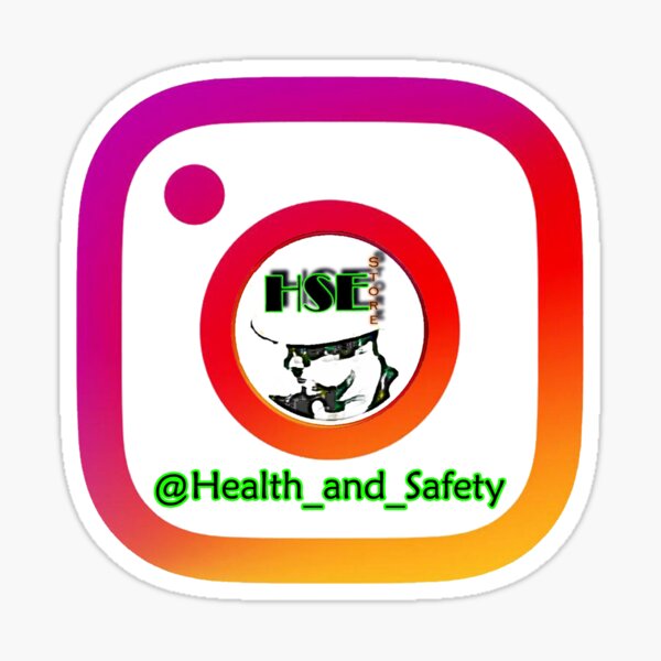 "Health and safety " Sticker for Sale by HSEstore | Redbubble