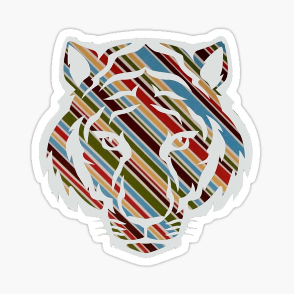 "Rainbow Tiger " Sticker by jonmac1982 | Redbubble