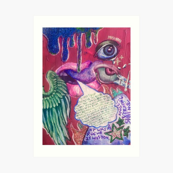 "sleep paralysis poem" Art Print for Sale by mielgal | Redbubble