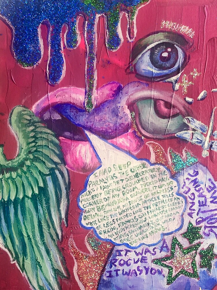 "sleep paralysis poem" Art Print for Sale by mielgal | Redbubble