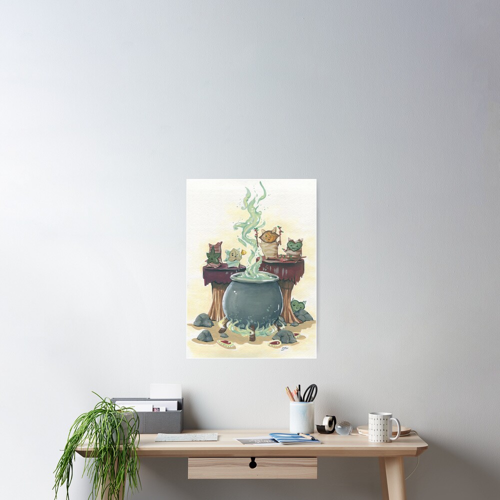 "Cooking with Korok's Traditional Art Version" Art Board Print for Sale ...