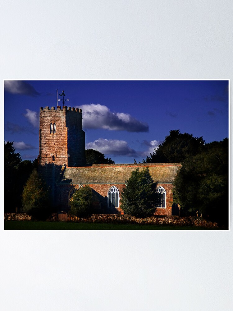 "Powderham Church" Poster by pursuits | Redbubble
